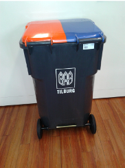 Duocontainer niet geleegd